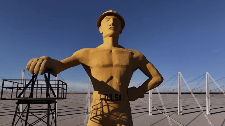 Oklahoma Strong: The man behind Tulsa's Golden Driller Statue