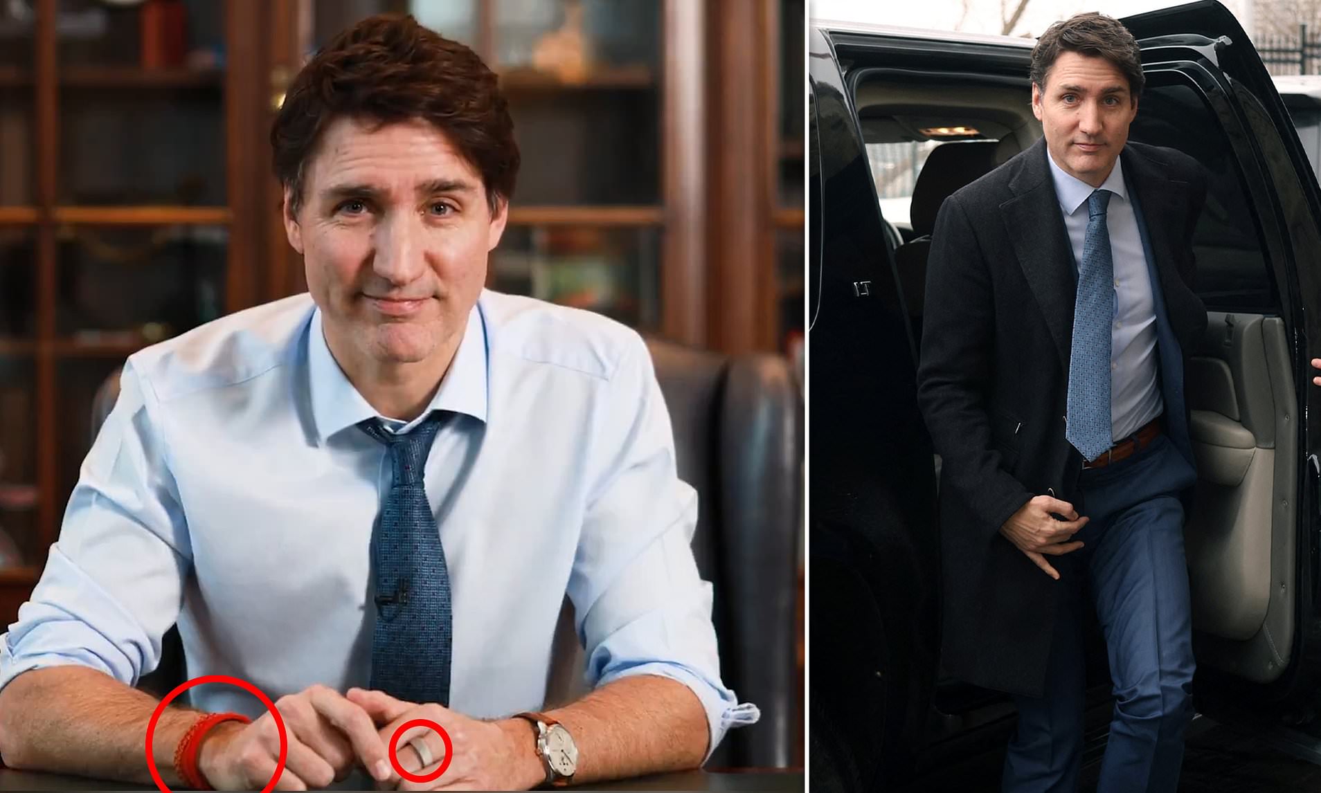 Justin Trudeau bears his teeth in bizarre final farewell video