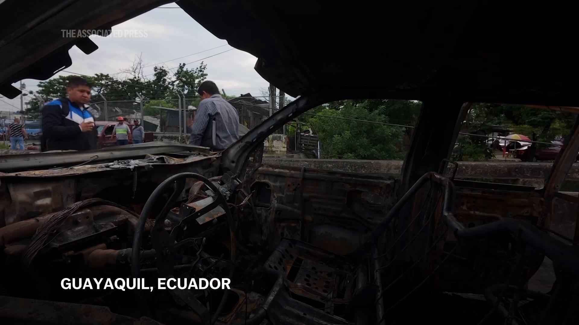 Explosion outside Ecuador’s most notorious prison kills guard