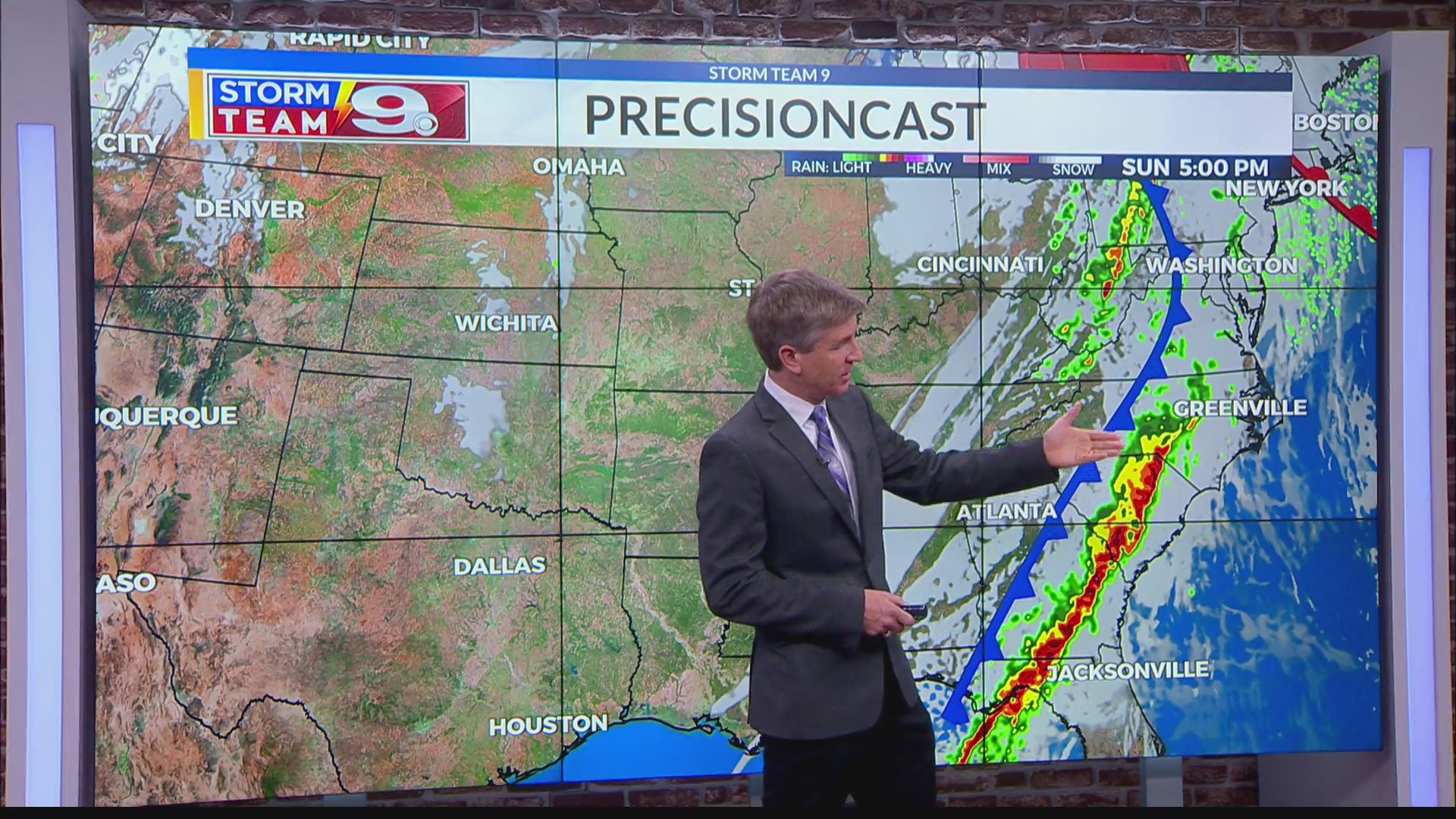 Tracking severe weather