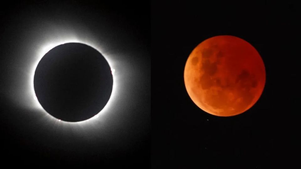 ¿Qué diferencia hay entre los eclipses solares y lunares?