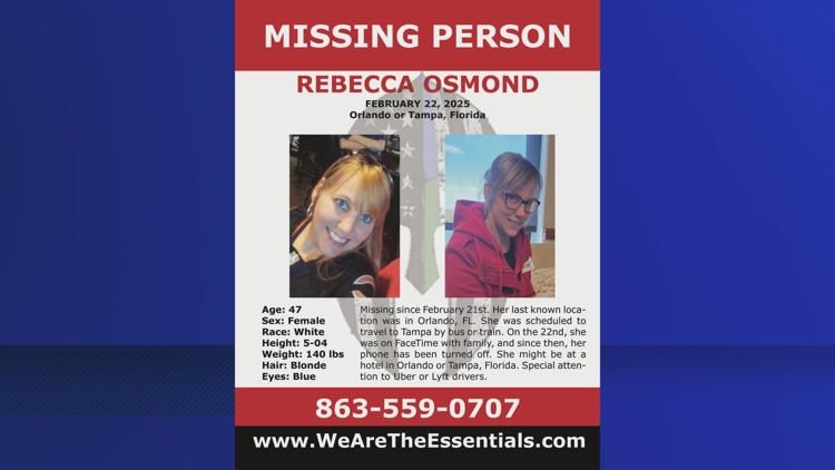 Have you seen Rebecca? Missing Wisconsin woman is believed to be in Tampa
