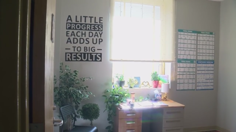 ‘Calm Room’ for students to reduce stress and anxiety