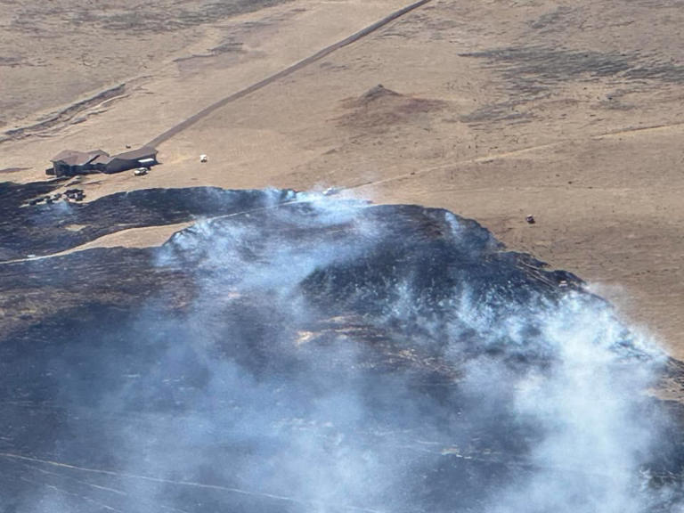 Meridian Fire burns 4,000 acres, one structure