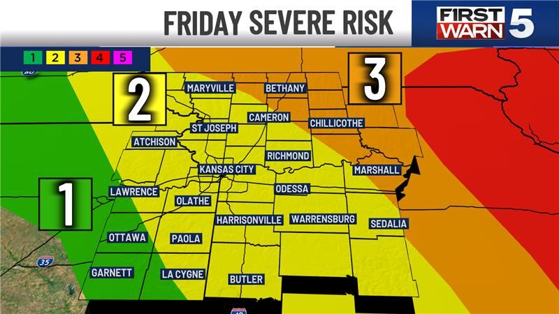 FIRST WARN WEATHER DAY: Friday brings nasty wind gusts, severe storms ...