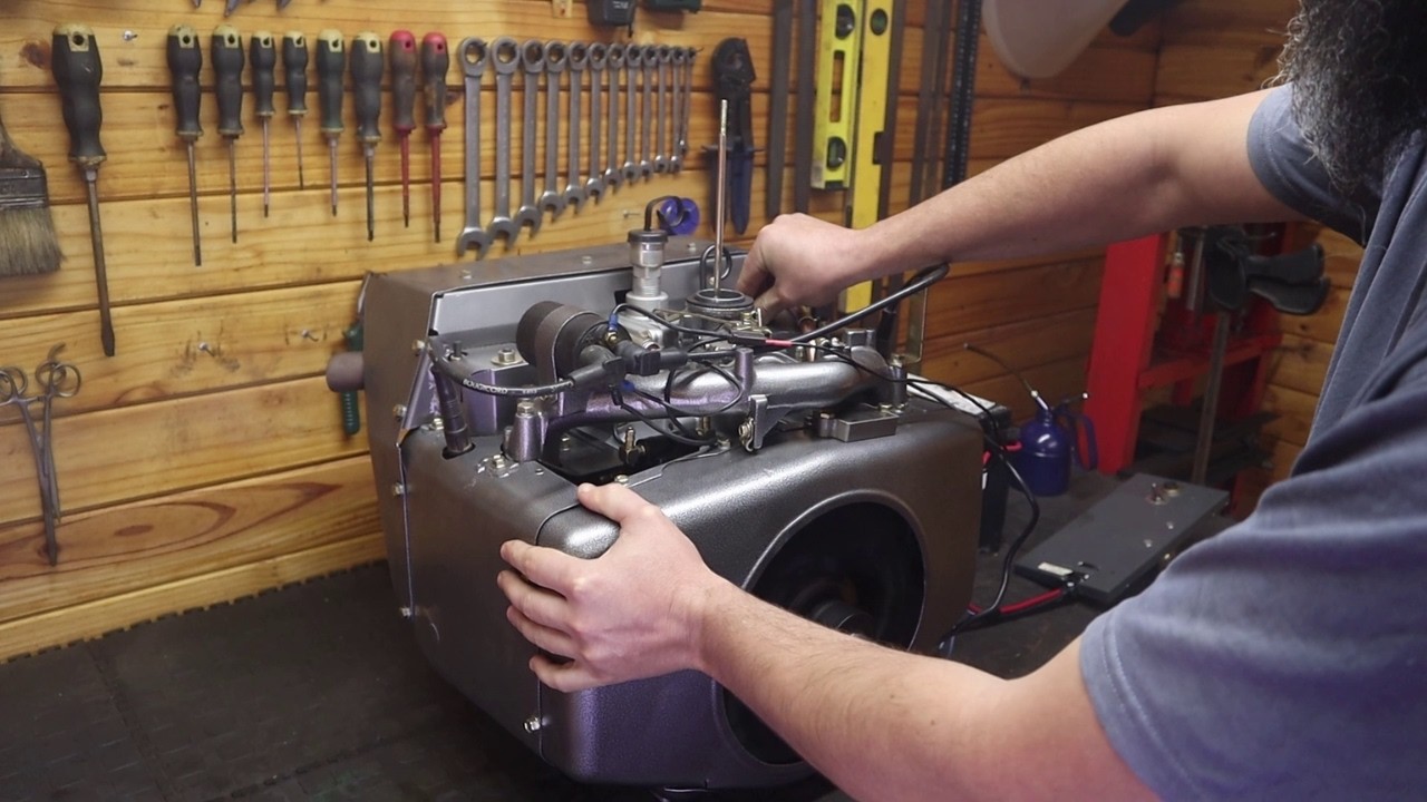 Kohler KT17 Engine Startup and First Tune