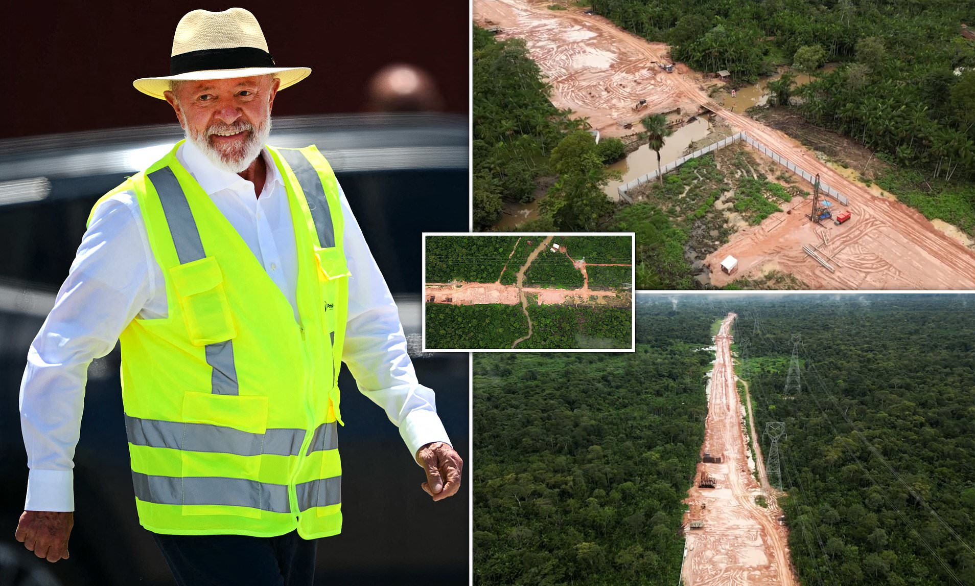 VIP highway cut through the Amazon reveals staggering COP hypocrisy