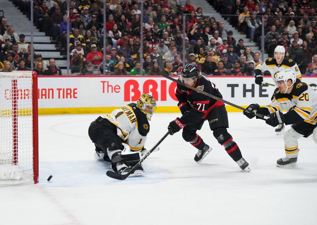 Jeremy Swayman, Bruins’ good vibes crash in Ottawa