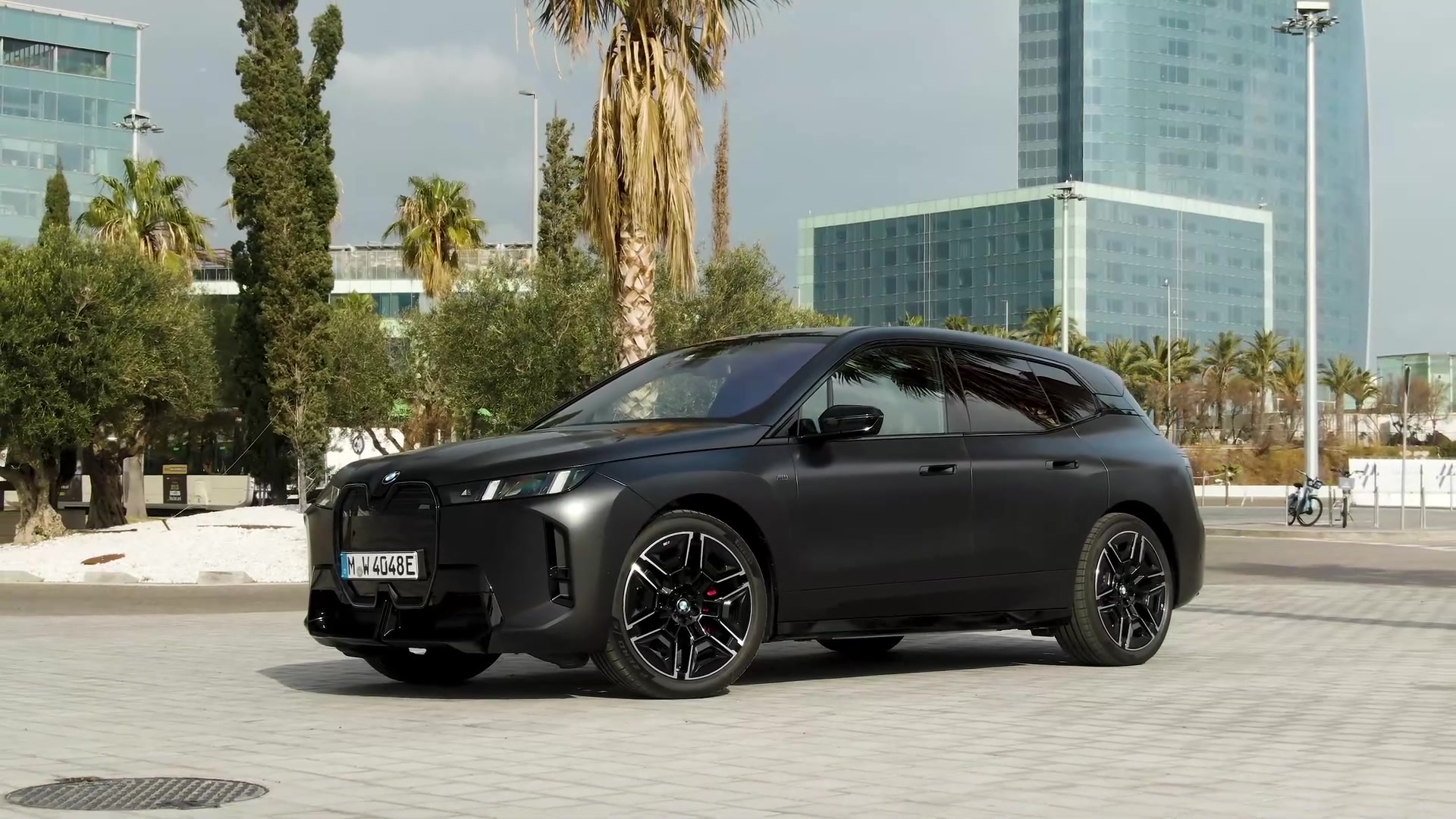 BMW iX M70 xDrive Design Preview in Frozen Deep Grey