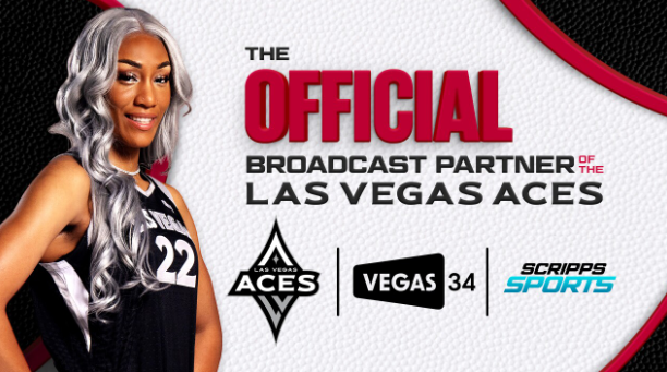Las Vegas Aces, Scripps Sports partner to make Vegas 34 the WNBA team's official broadcast partner