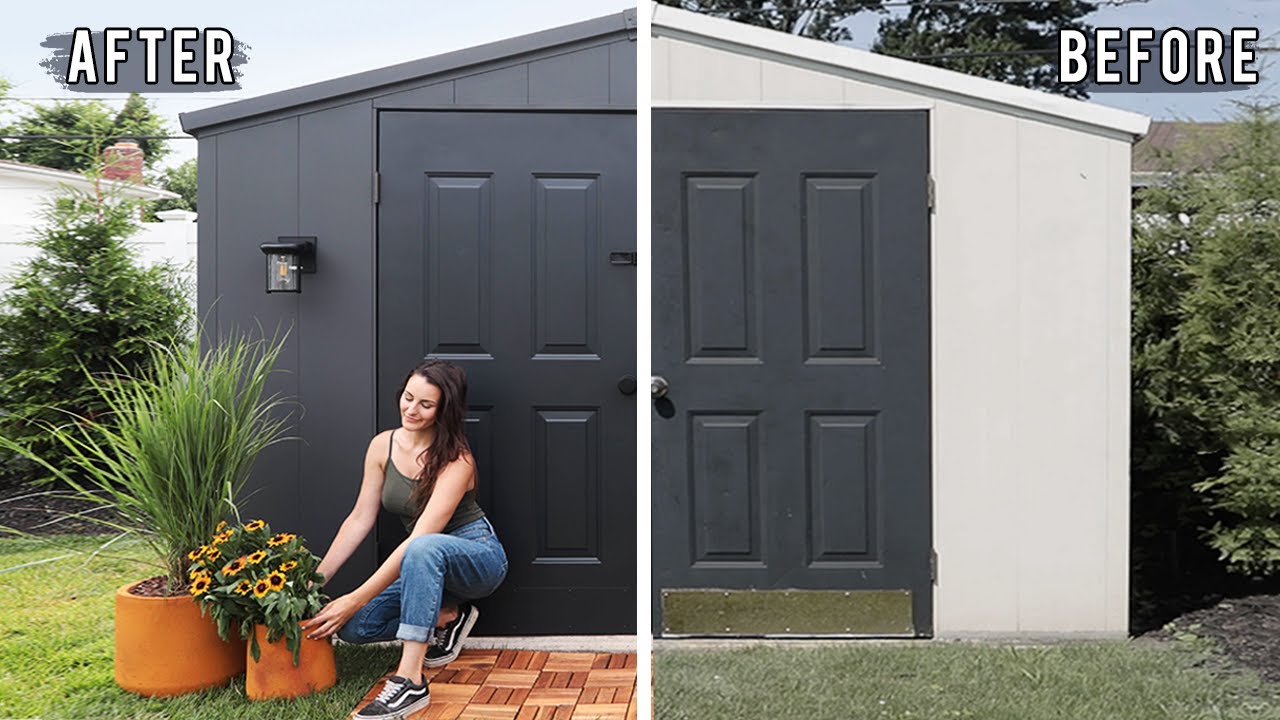 DIY SHED MAKEOVER IN ONE WEEKEND!