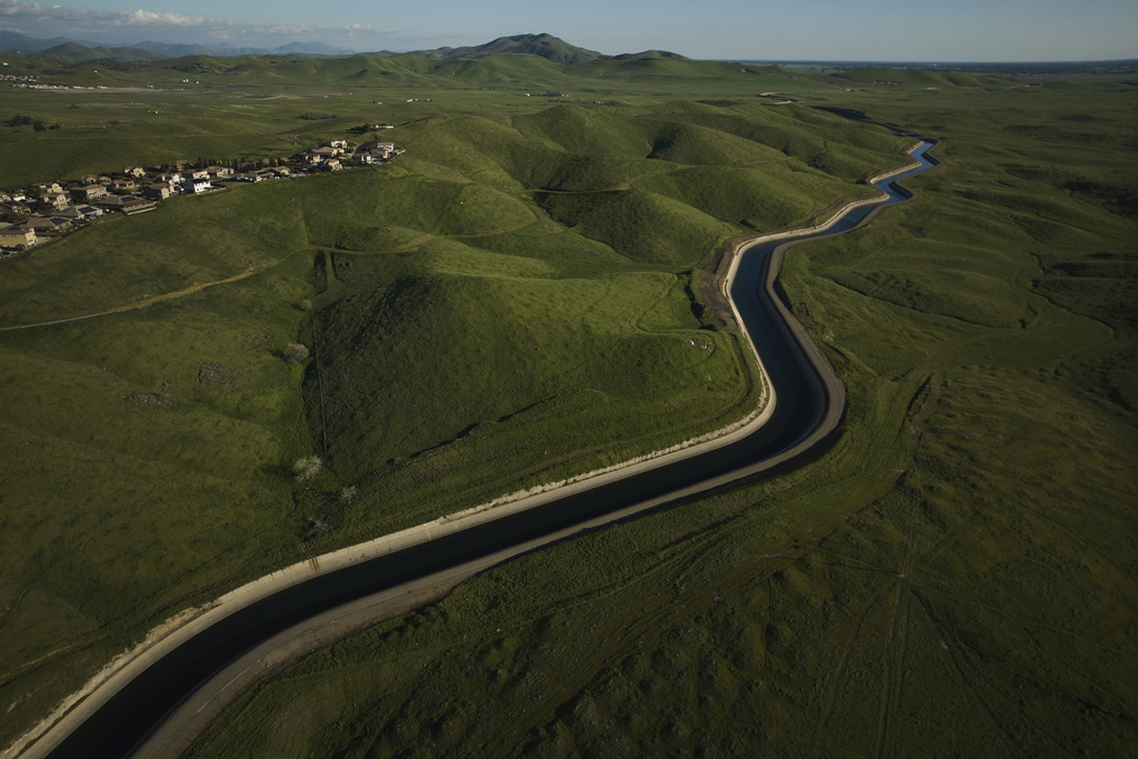 AP PHOTOS: Canals carry precious water across vast California landscape