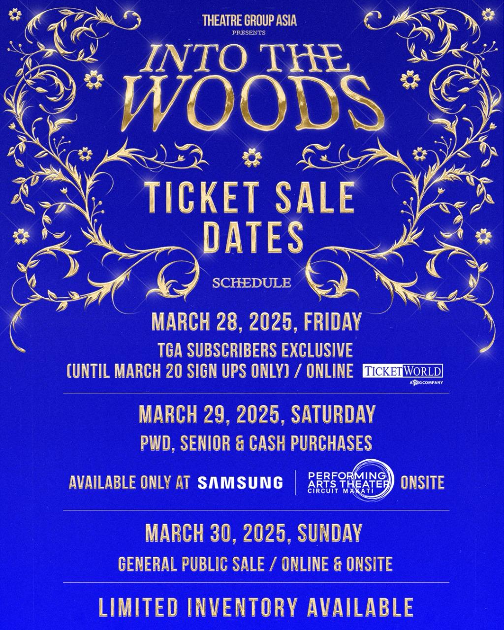 Additional shows, ticket sale dates announced for 'Into the Woods'