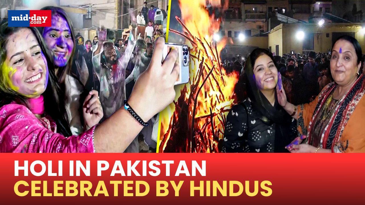 Holi 2025: Over 500 Pakistani Hindus celebrate Holi in Pakistan with ...