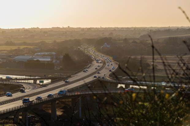 M23, A23 and A27 road closures in Sussex taking place this weekend