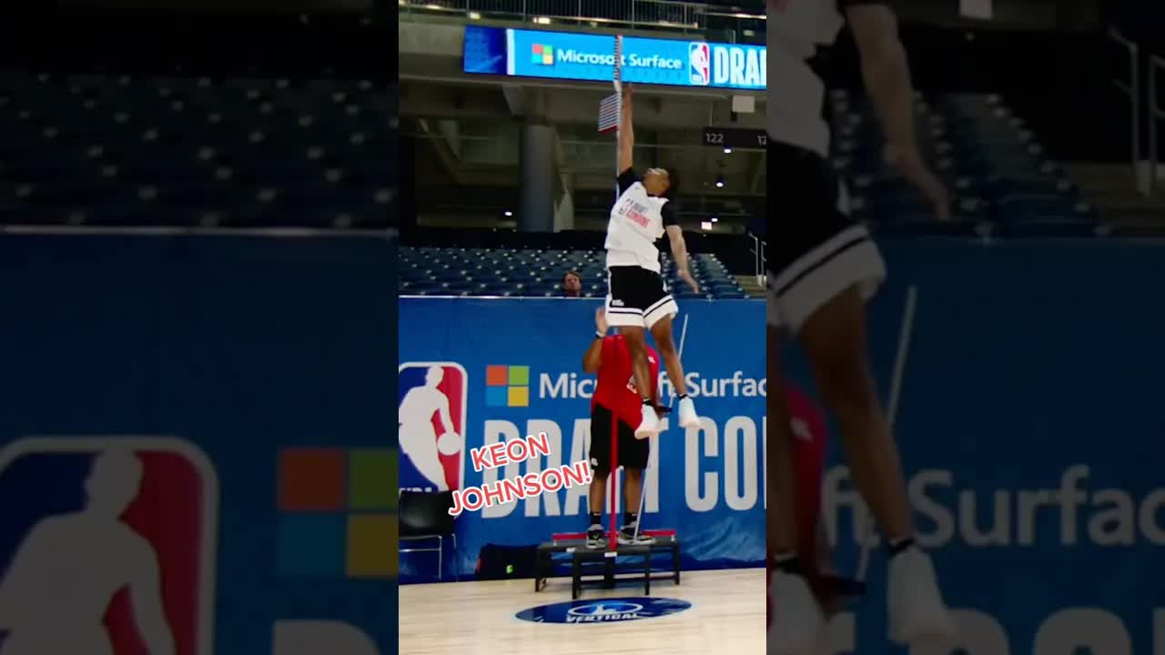 Keon Johnson's Insane 48-Inch Vertical Leap at NBA Combine