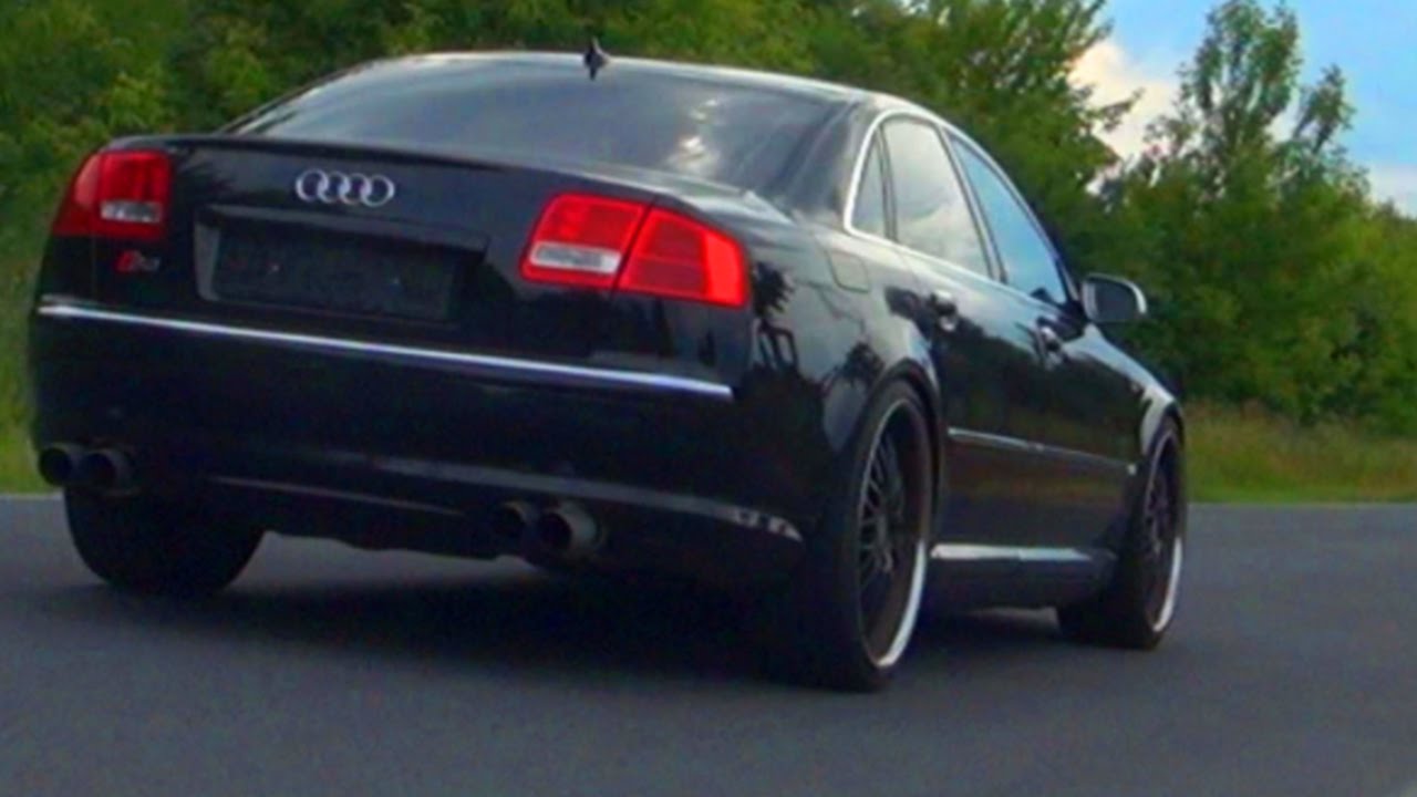 Audi S8 V10 Straight Pipes – Insane Acceleration & Exhaust Sound!