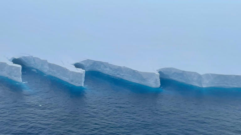 One of the world's biggest icebergs breaking up after 40 years