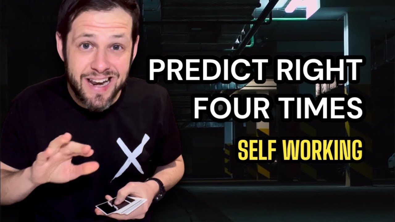 🔮 Predict Correctly 4 Times in a Row! (Tutorial) 🎩