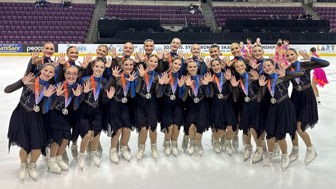Capital Ice Chips medal for the 10th straight year at national competition