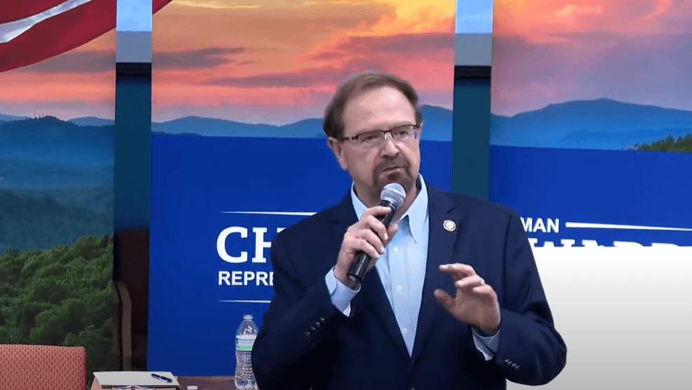 WATCH: Rep. Chuck Edwards holds town hall in Asheville