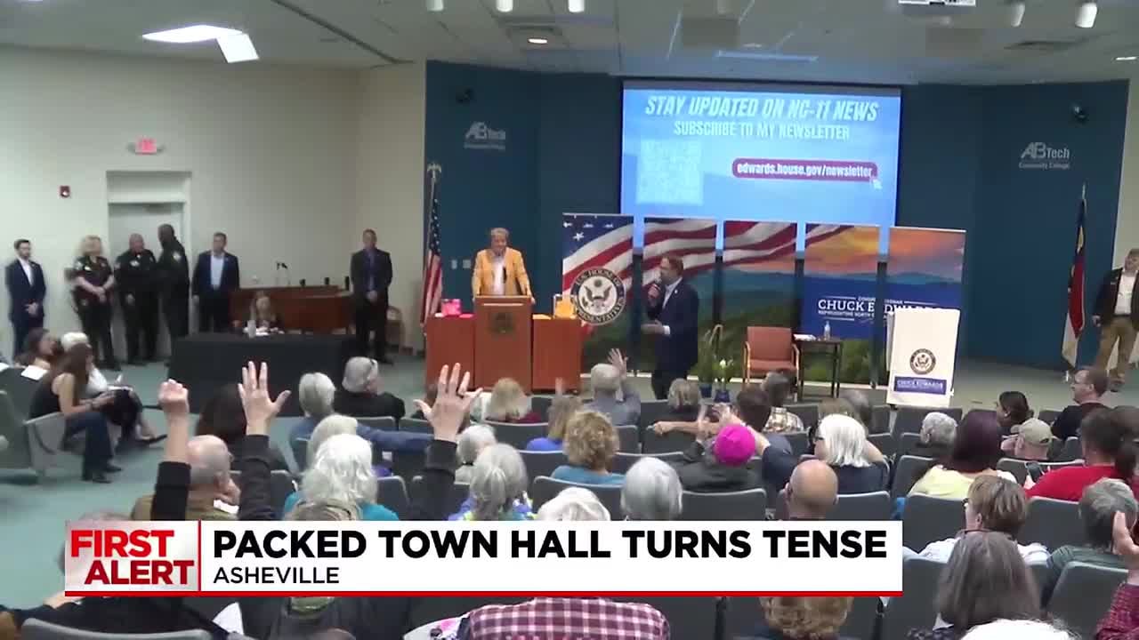 Congressman Chuck Edwards holds town hall in Asheville