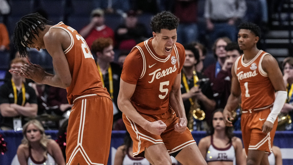 Tre Johnson's 3 in double OT puts Texas ahead to stay in win over No ...