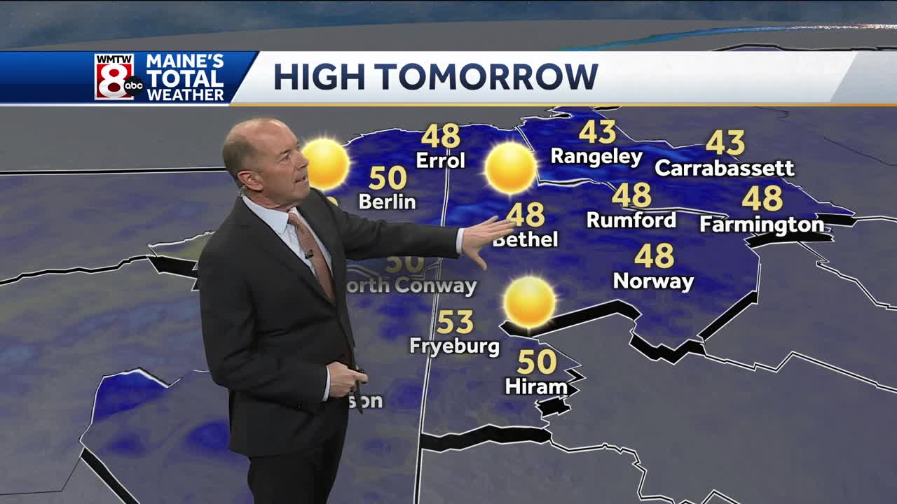 A look at when temperatures will approach 50 degrees again