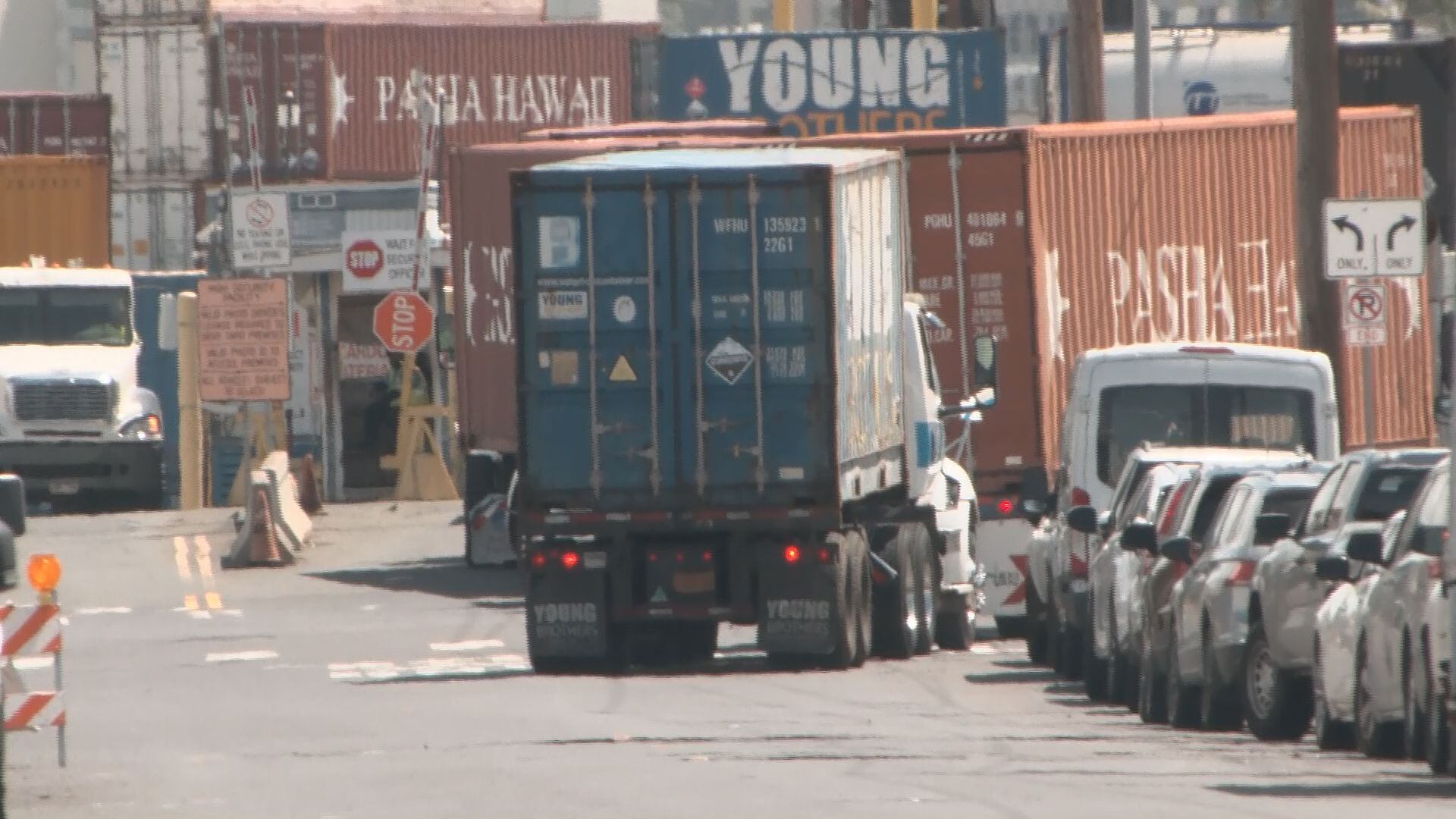 New process for truckers could bring traffic relief to drivers on Nimitz