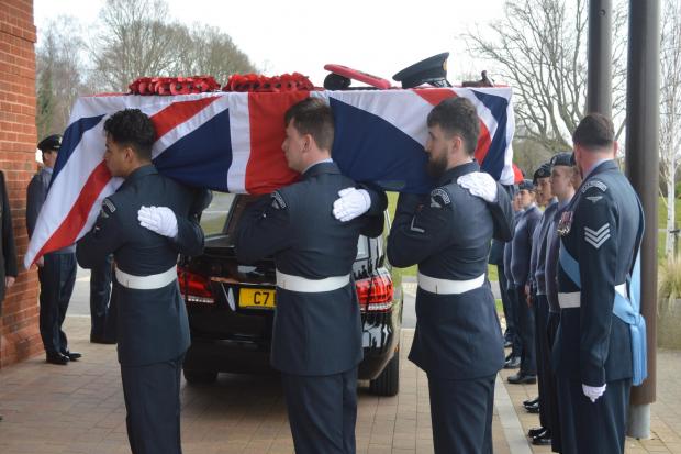 See photos as life of 103-year-old Bomber Command hero celebrated