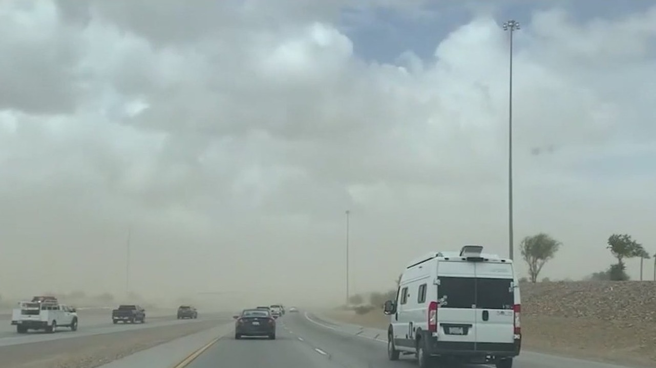 Dust and rain cover the Valley in latest winter storm