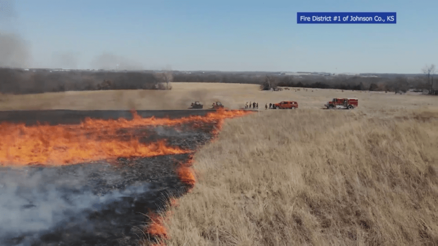 Dozens of wildfires burn across Missouri, Kansas as fire danger ...