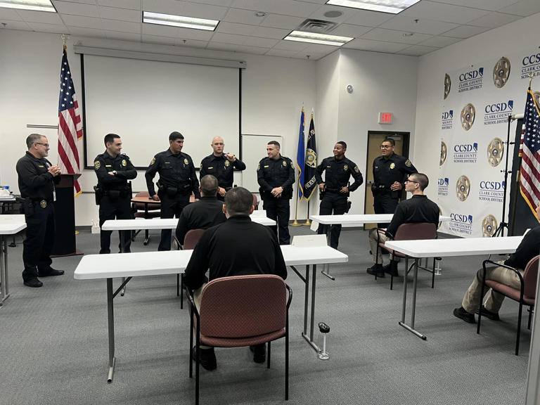 New CCSD police officers discuss school safety concerns after graduation