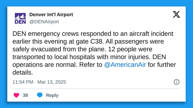 American Airlines passengers evacuate onto wing after jet catches fire