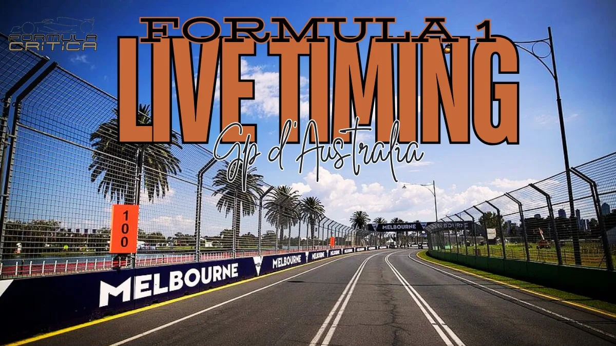 F1 Live Timing - Gp Australia