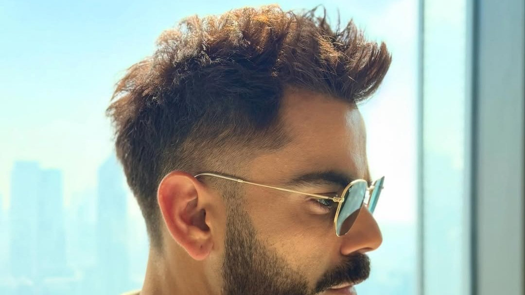 Virat Kohli reveals his new hairstyle ahead of IPL 2025 Virat Kohli reveals his new hairstyle ahead of IPL 2025