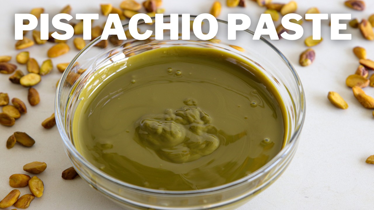 Pistachio Paste Recipe - How to Make Homemade Pistachio Butter