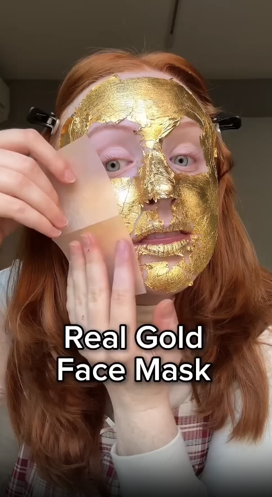 Does this GOLD facemask from Japan work?