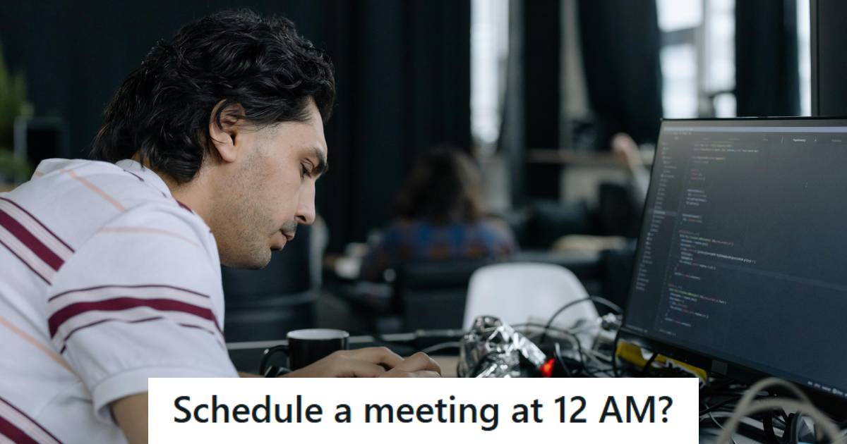 Manager Insists On Having A Meeting At Midnight, So This Employee ...