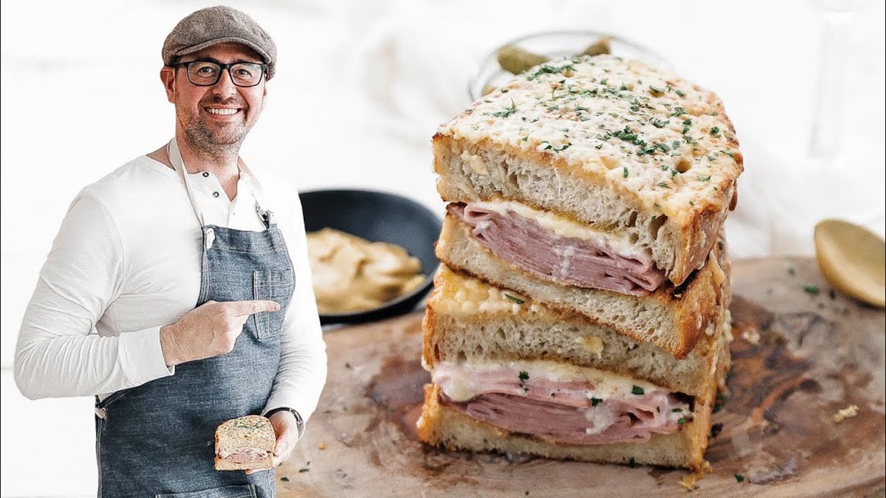 Saint Patrick’s Day Croque Monsieur – A Buttery Ham & Cheese Classic