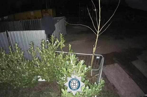 Police want to speak to man filmed scaling fence about ‘suspicious ...