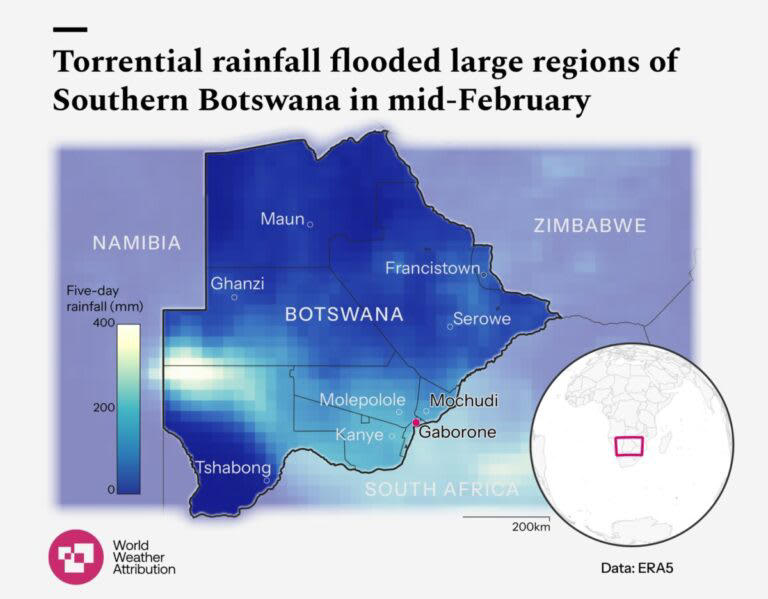 Deadly Botswana rains made more likely by climate change, rapid ...