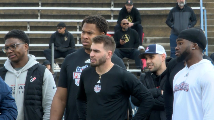 WR Dalena shows impressive speed at Pro Day