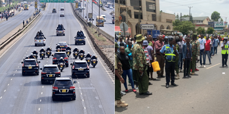 Driver in Ruto's Motorcade Who Hit and Killed Pedestrian Arrested