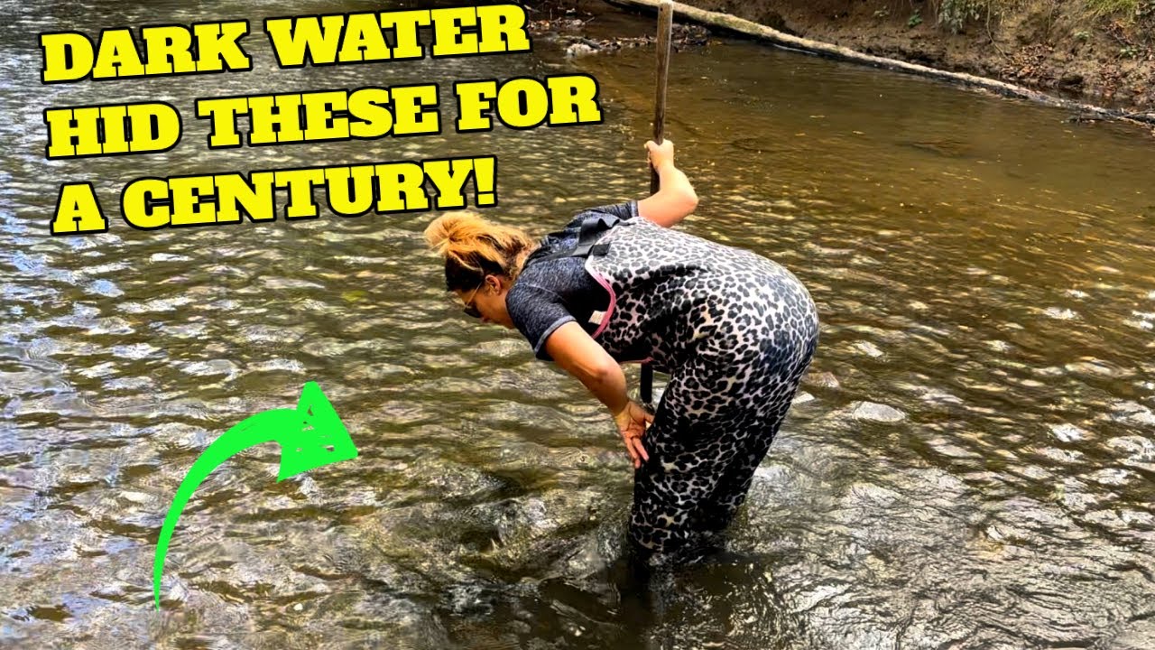 Ghost Town's Dark Riverbed hid these Antique Treasures until Mud ...