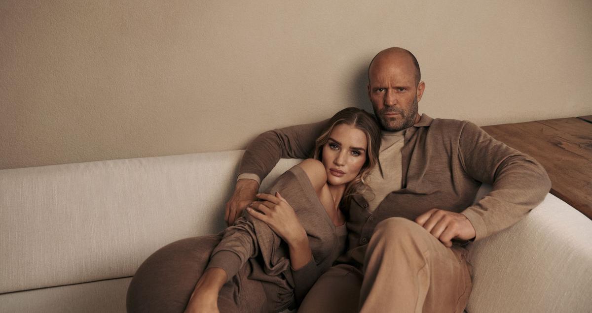 Falconeri sceglie Rosie Huntington-Whiteley e Jason Statham per la ...