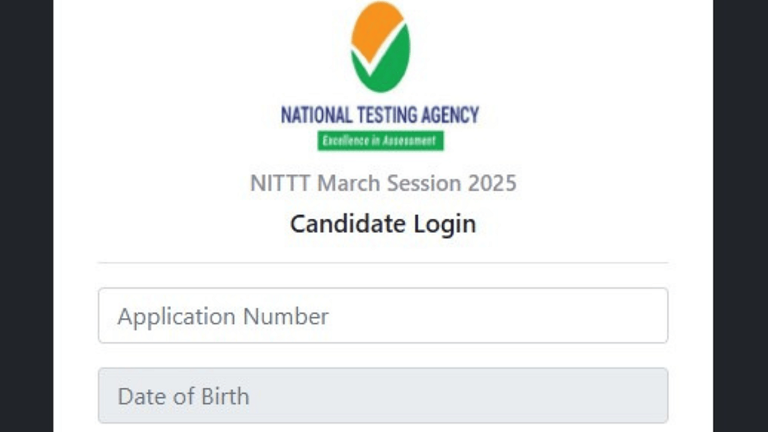 NITTT March Admit Card 2025 Released; Check Exam Guidelines