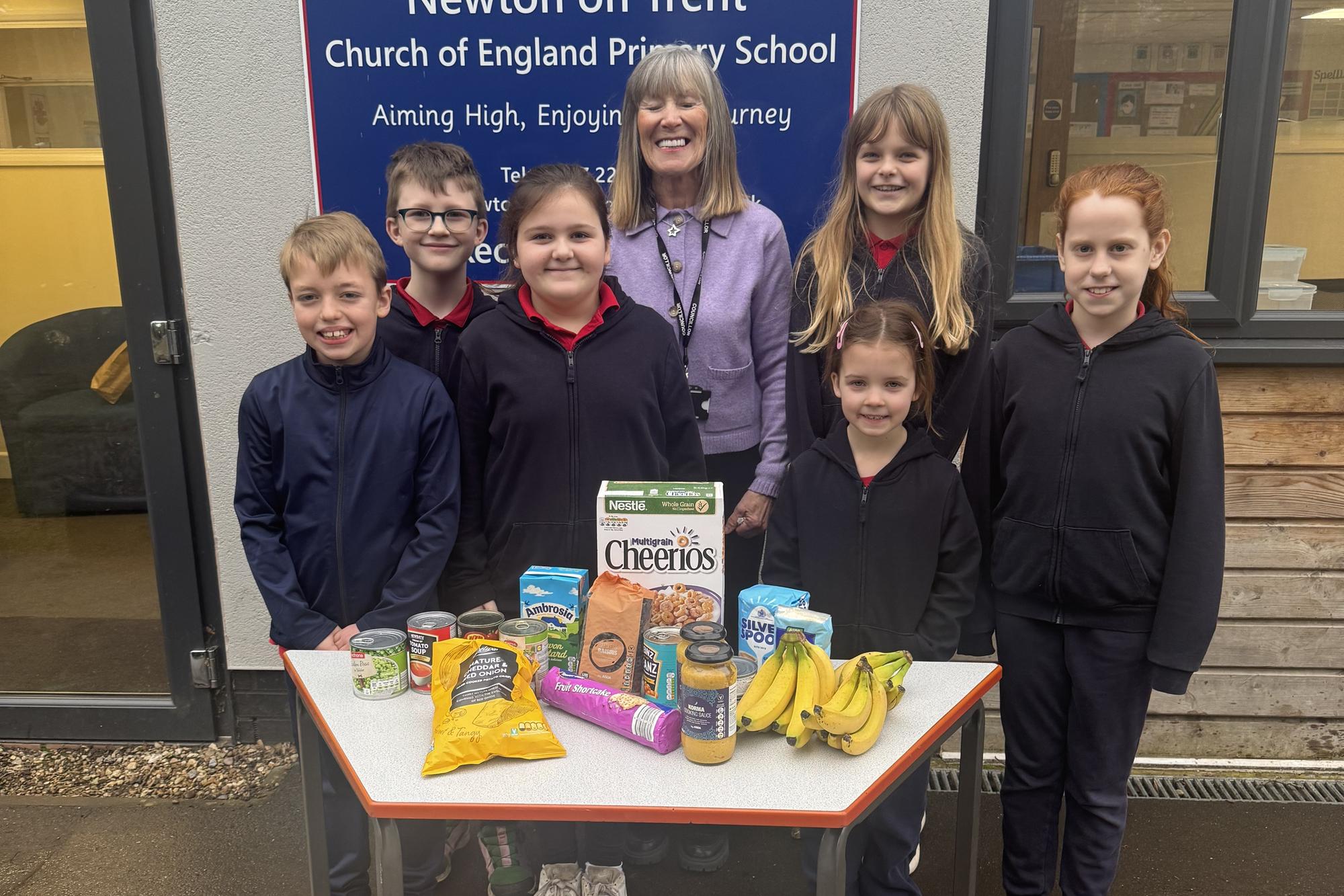 Pupils are fundraising to create a food larder for Newton on Trent ...