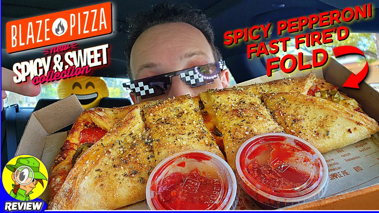 Blaze Pizza Spicy Pepperoni Fast Fire'd Fold Review