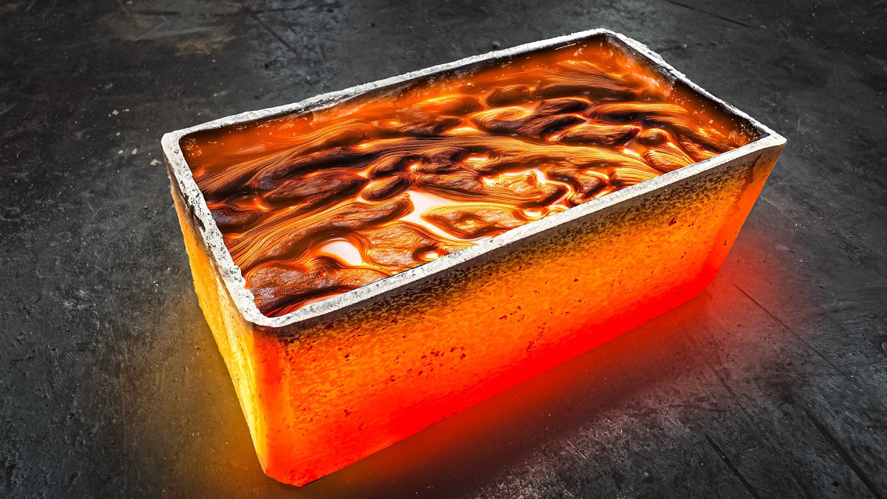 Forging a knife from calligraphy pens and ball bearings!